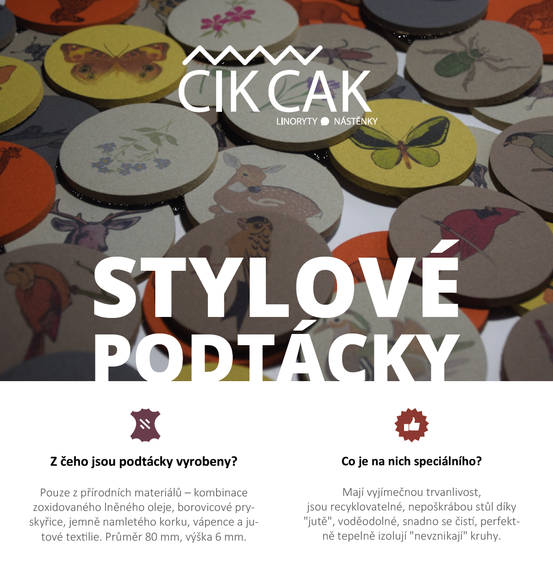 Designové podtácky